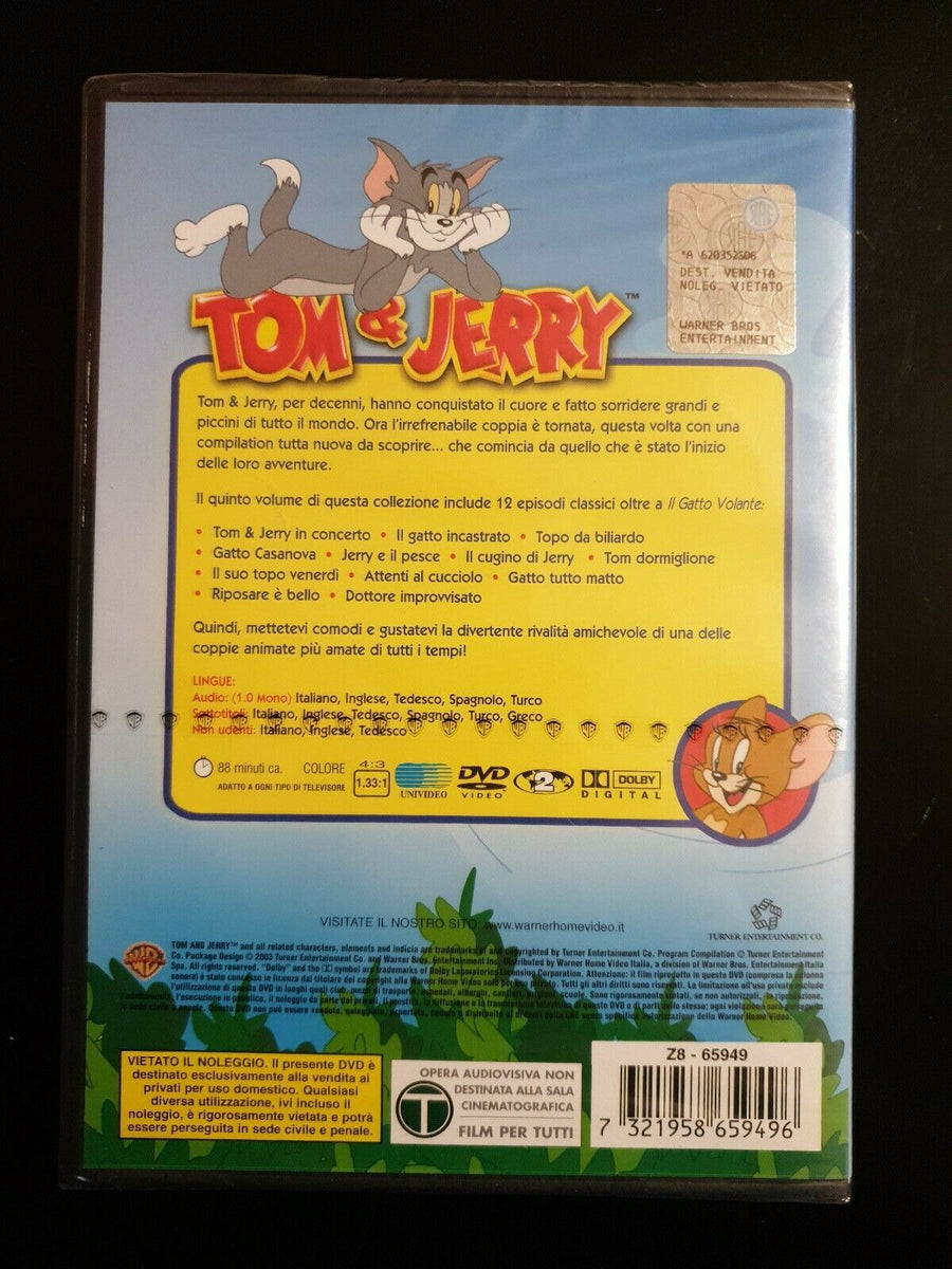 Tom & Jerry Classic Collection. Vol. 5 DVD Nuovo – Mattoncino Matto