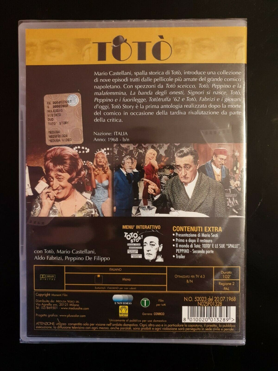 Totò Story (1968) DVD Nuovo – Mattoncino Matto